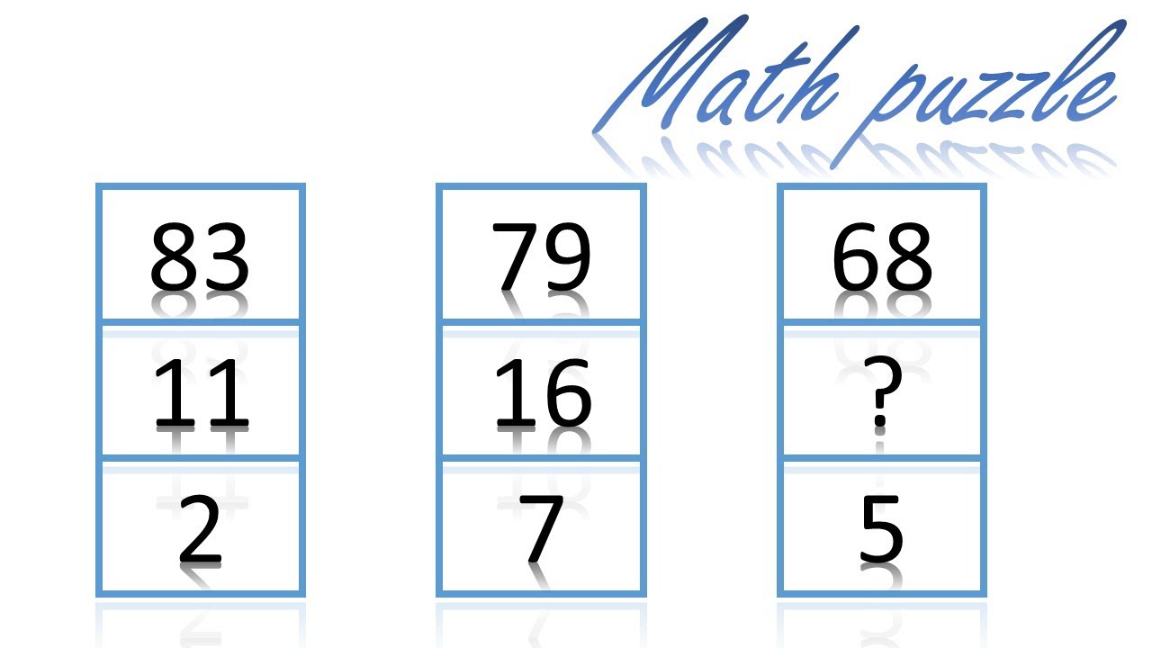 Logic number puzzle #56 I Maths puzzles with answers