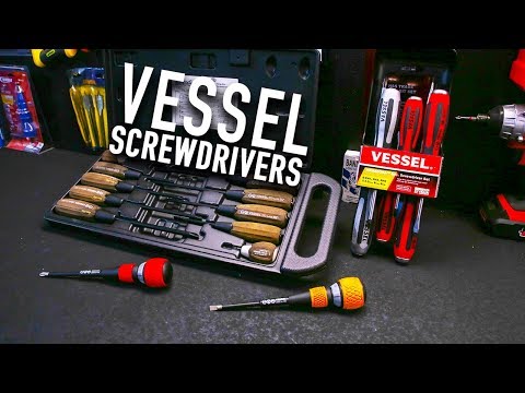 Vessel 6X100 Slotted 6mm x 100mm 36 Teeth Gear Ball Ratchet Flat Head ...