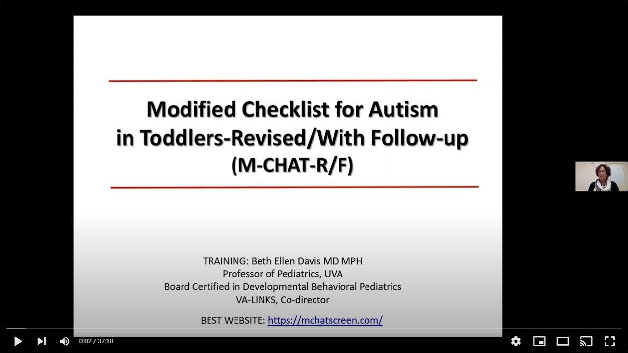 M CHAT R Training   September 2021