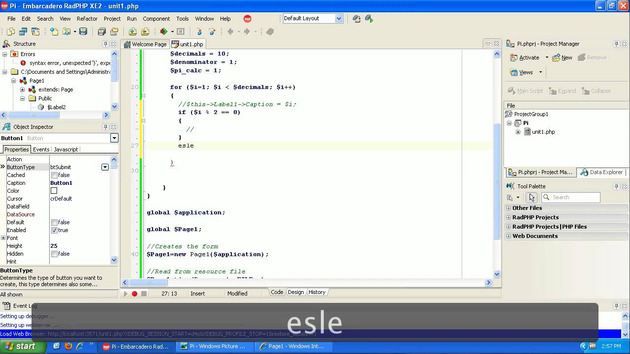 Learning to Program PHP Tutorial 3 - For Loop - If else statements