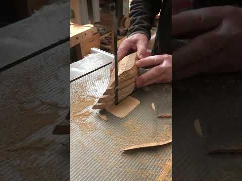Sculpting wood with a band saw amazing woodworking