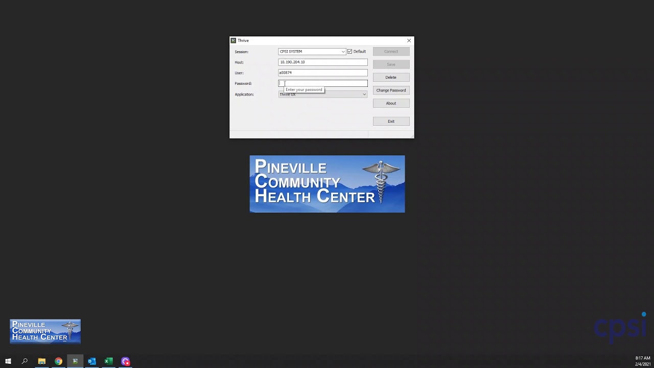 Logging Into Thrive UX