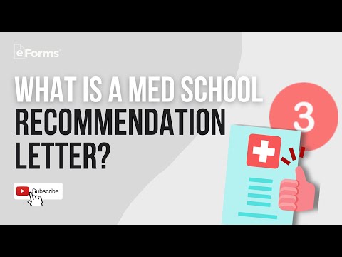 Medical School Recommendation Letter EXPLAINED