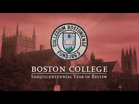 Boston College's Sesquicentennial Year in Review