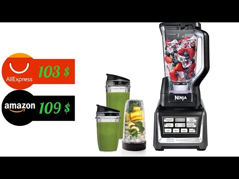 Ninja BL642 Nutri Ninja Personal & Countertop Blender with 1200W Auto-iQ Base