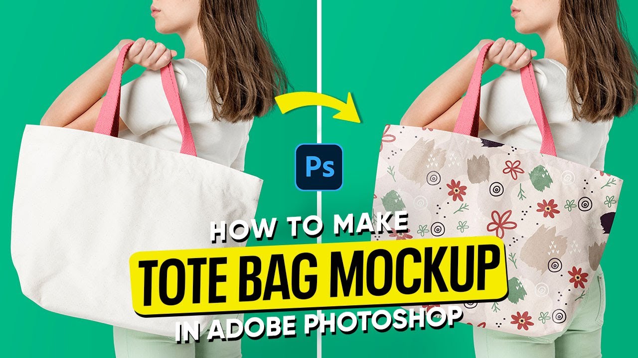 How to Create Tote Bag Mockup in Photoshop | Photoshop Tutorial 2025 | Am Graphix
