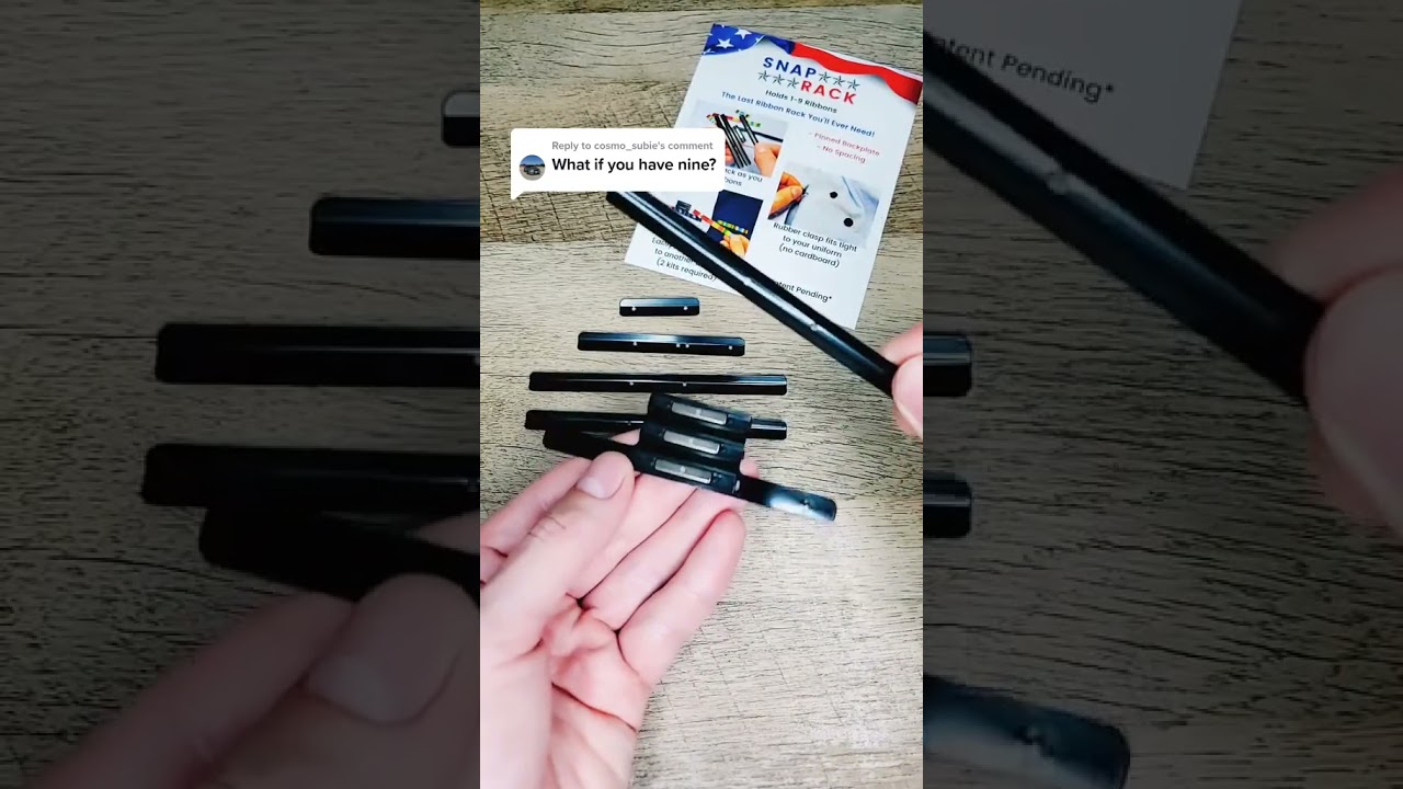 How Does the SnapRack Hold 9 Ribbons?