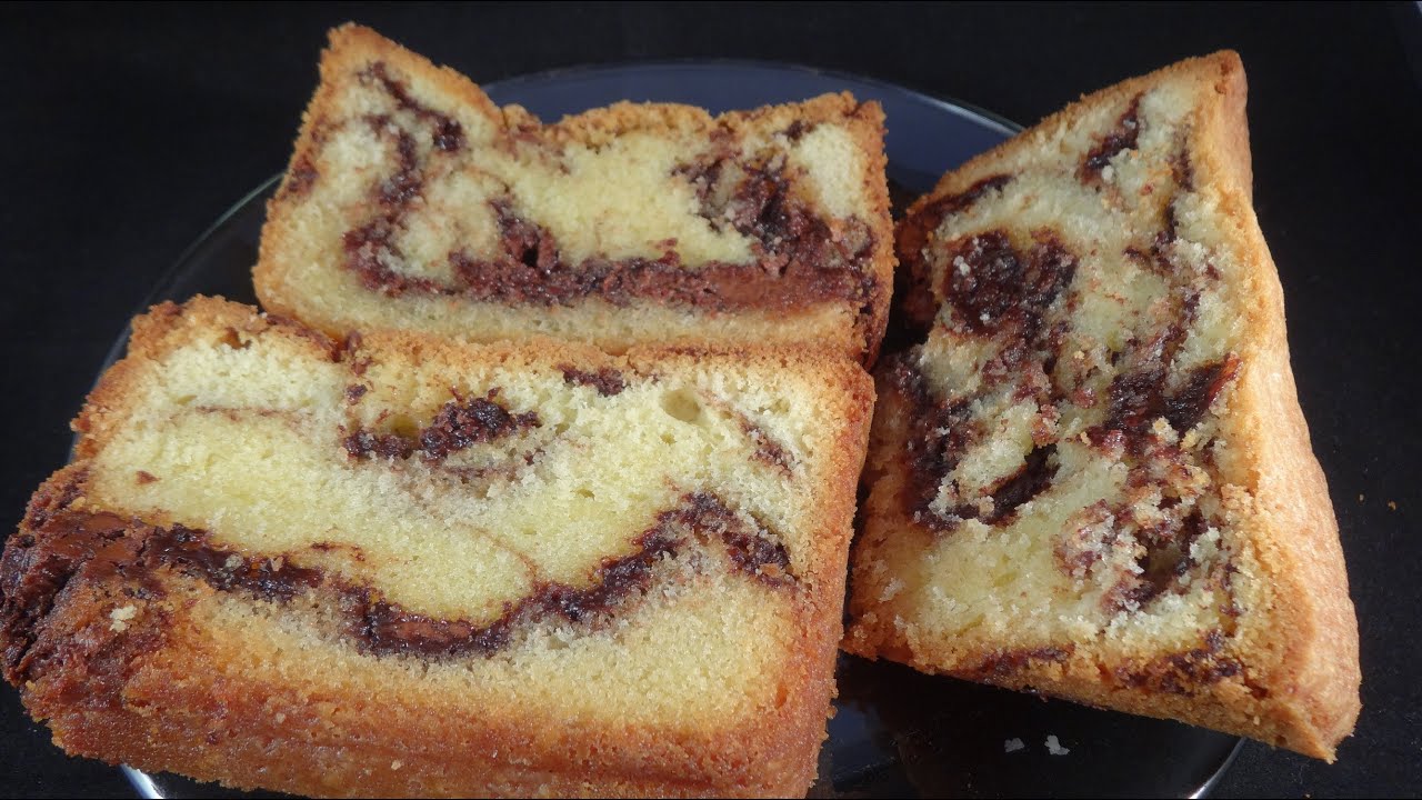 Nutella Marbled Pound Cake - with yoyomax12
