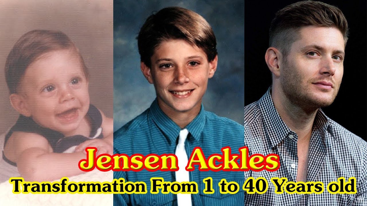 Jensen Ackles transformation from 1 to 40 years old