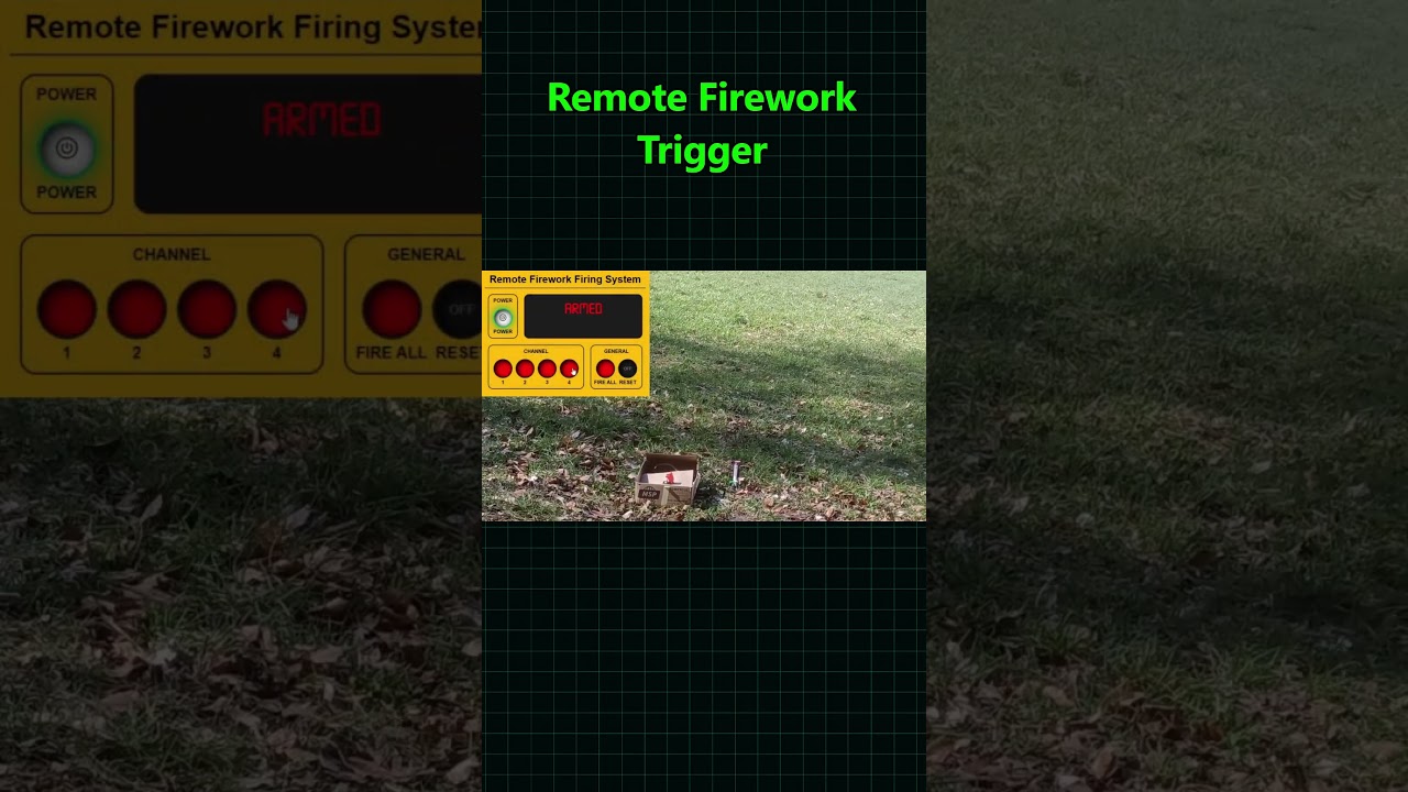Remote Firework Trigger over web GUI