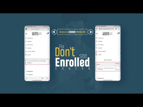 #RajeevMehta Rajeev Mehta Website - How To FIX Don't See Enrolled Course #MakeIndiaCreative