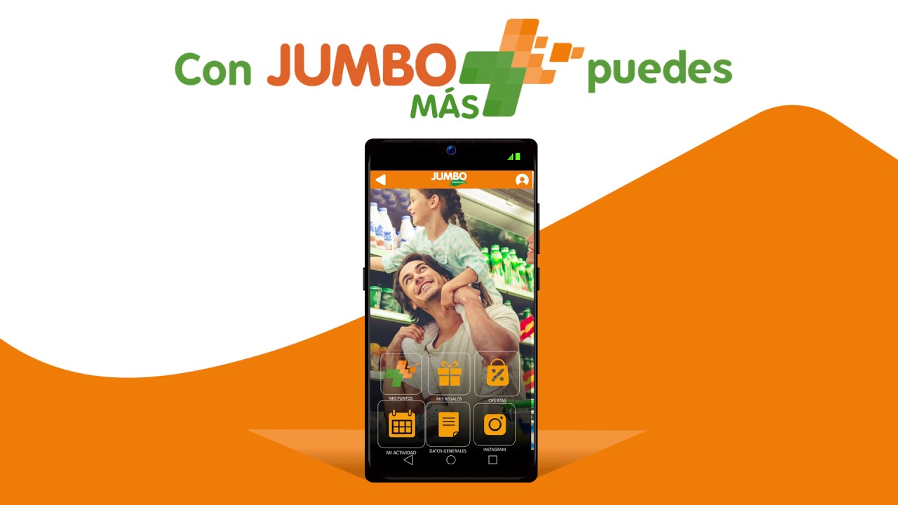 Jumbo más, acumula y canjea puntos.