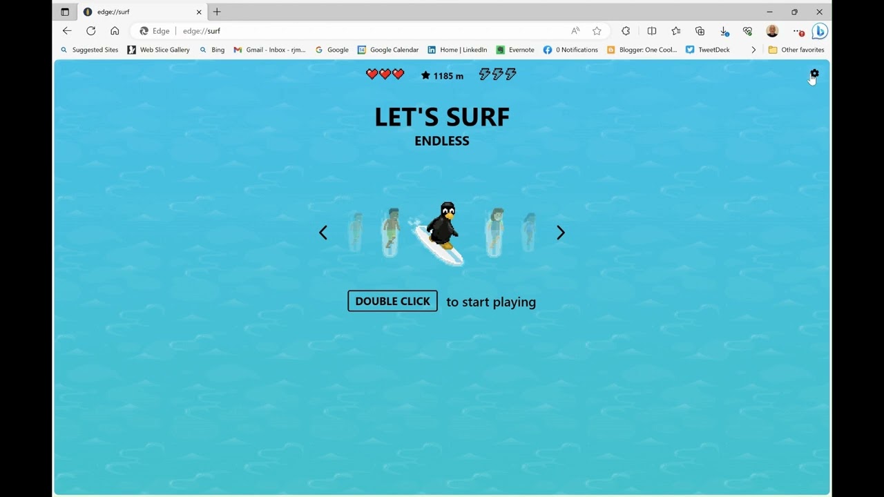 How to Play the Microsoft Edge Surf Game