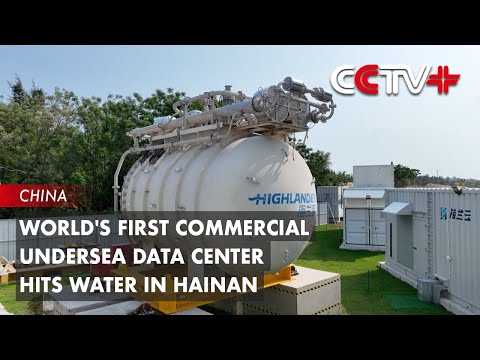 World's First Commercial Undersea Data Center Hits Water in Hainan