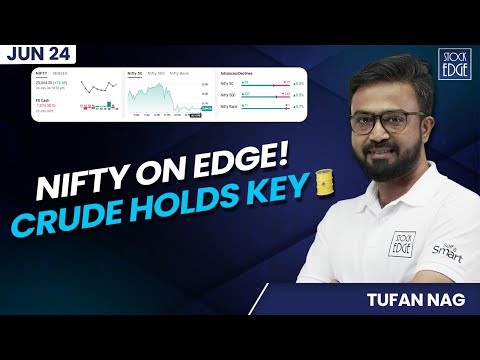 Crude Crashes 12% After Ceasefire!! Nifty Fights Resistance — What Should Traders Do?