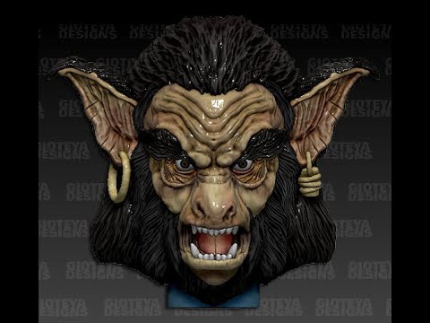 👹 Starwars Gorax Action Figure Head・ STL File for 3D printing・Cults