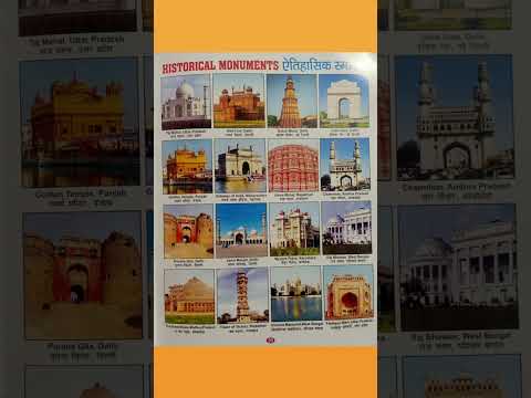 ऐतिहासिक स्मारकों के नाम हिंदी और अंग्रेजी में | Historical Monuments Name #shorts