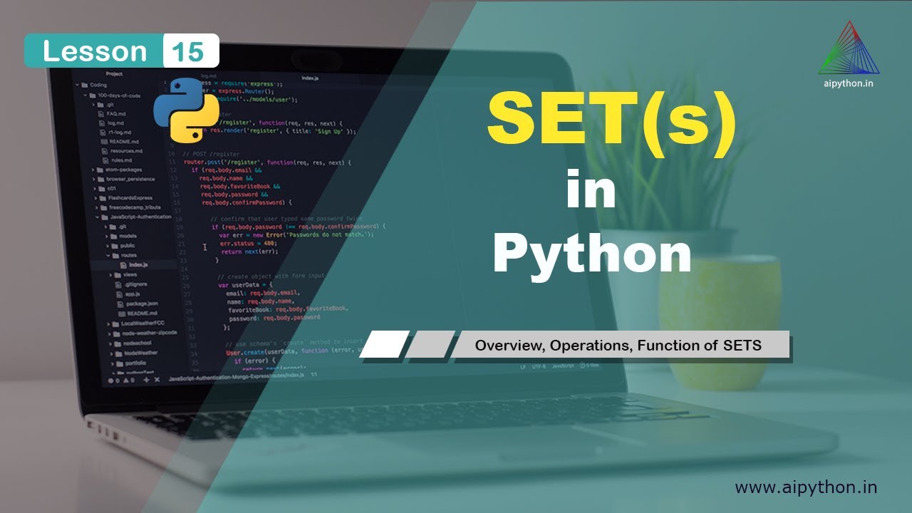 L15 | Sets in Python | Python Tutorial for Beginners