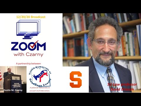 Zoom with Czarny: SU Professor David Driesen – Dustin M. Czarny