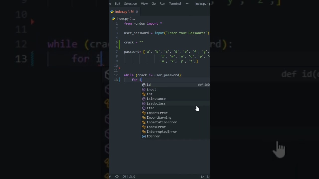 Crack password with python