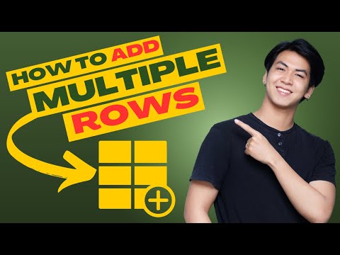 How to insert multiple rows in Excel (Quick and Easy)
