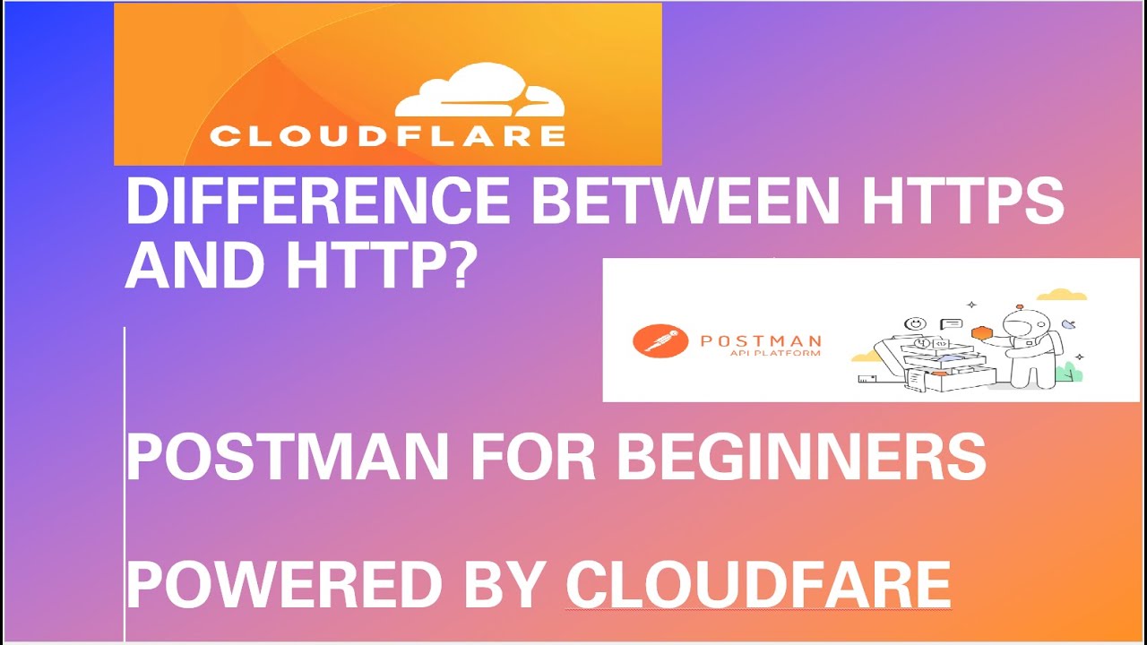 Difference between HTTPS and HTTP?Postman for BeginnersPowered by cloudfare