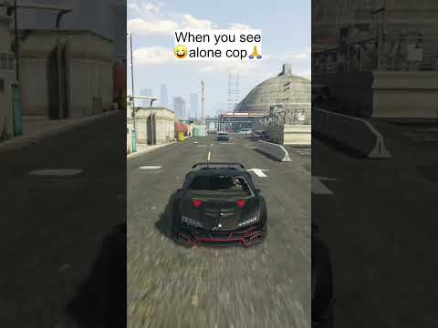 GTA 5 ONLINE : When you see alone cop 🤣😭