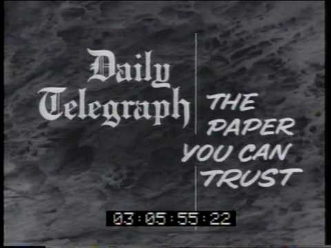 Daily Telegraph real estate section 1960 TV commercial