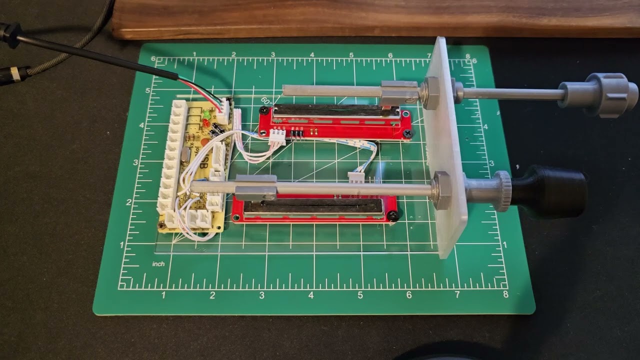 DIY 3d Printed Flight Simulator Cessna Throttle Mixture