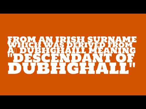 What is the origin of the name Doyle?