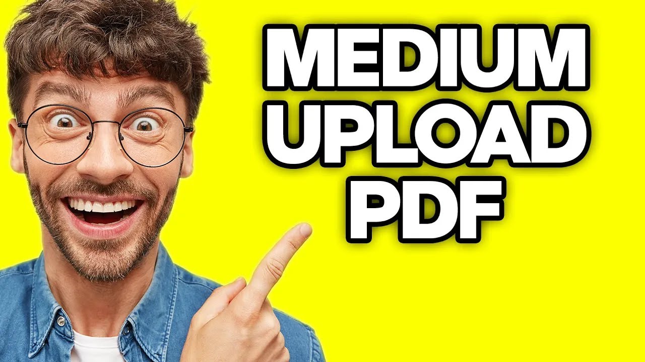 How To Upload PDF In Medium (2023)