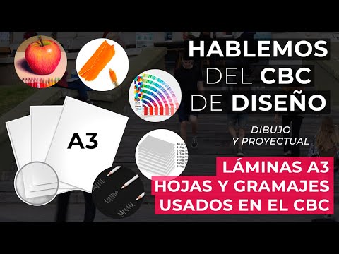 Lámina A3 CBC - Parte 02 Variedad de Hojas A3 y Gramajes