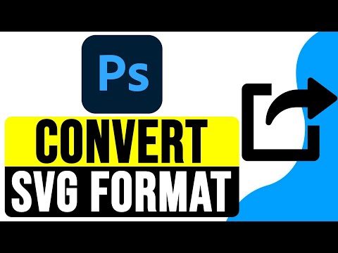 How to CONVERT or SAVE Files as SVG Format in PHOTOSHOP 2025 | SVG Export Guide for Photoshop