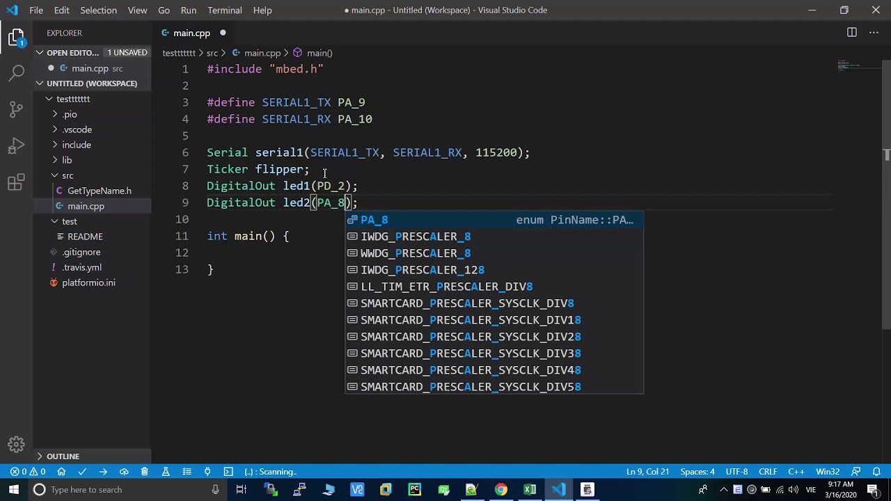 05 - Mbed OS STM32 - Timer Ticker TimeOut