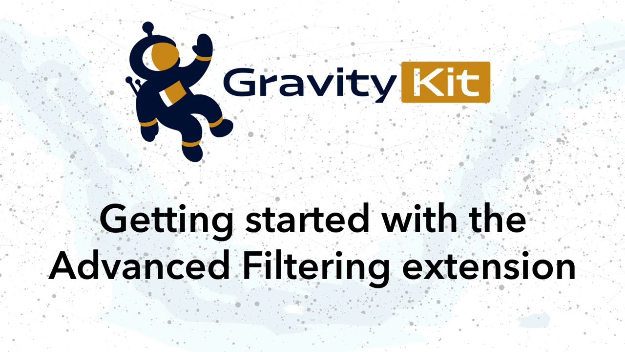 Getting Started With the GravityView Advanced Filtering Extension