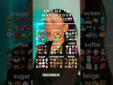 emojis to match your aesthetic ✨️🌊 #tips #preppy #itz_brooke