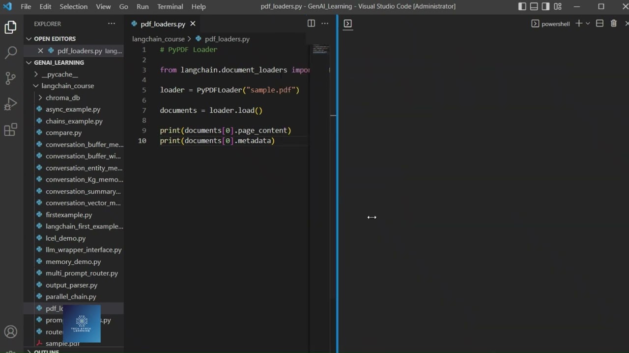 Master LangChain #22  Live Coding |  Extract Text from PDFs in Python  #openai #langchain