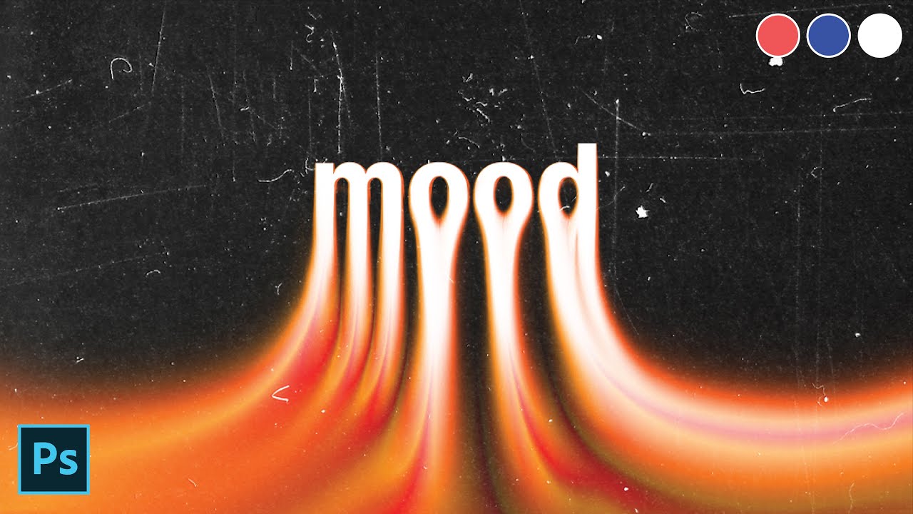 How to make melting text effect in adobe photoshop