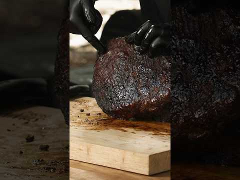 How to slice #brisket. 🔥 Get the full video recipe by checking out our channel. #pitmaster #bbq