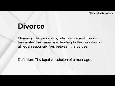 Divorce Meaning