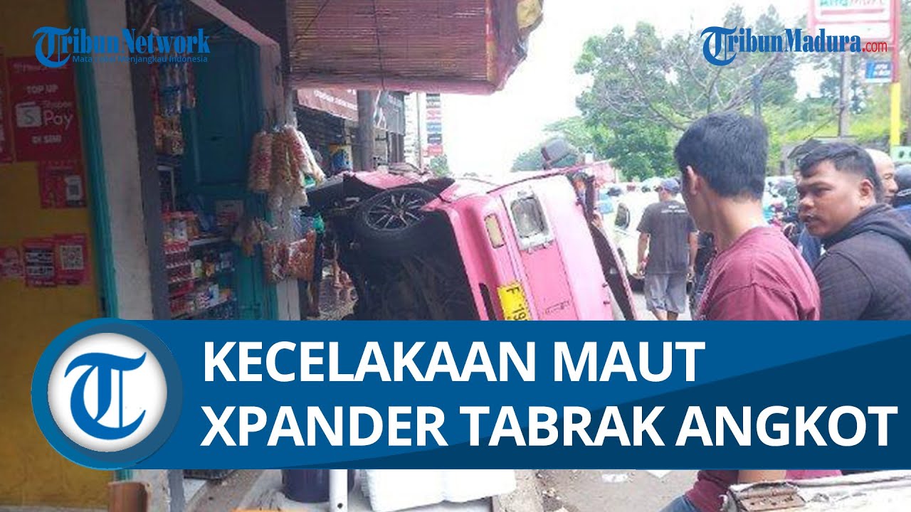 Kecelakaan Maut Xpander Hajar Angkot Di Sukabumi Sopir Angkot Sampai
