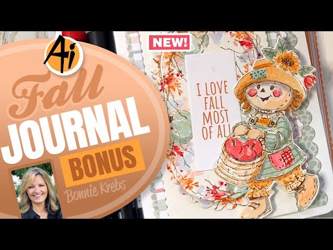 Ai Watercolor - Fall Journal - Bonus Scarecrow Girl