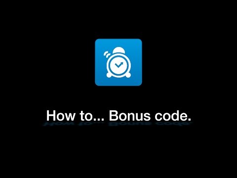 How to... Bonus code