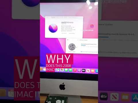 Yes It Works! macOS Monterey on 2009 iMac #geektweek #macOS #monterey #short