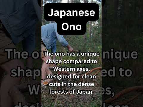 Axe Facts - Japanese Ono #smallaxe #axethrowing #didyouknow #vintageaxe