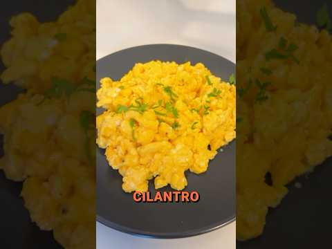 Scrambled eggs made with AIRFRYER!