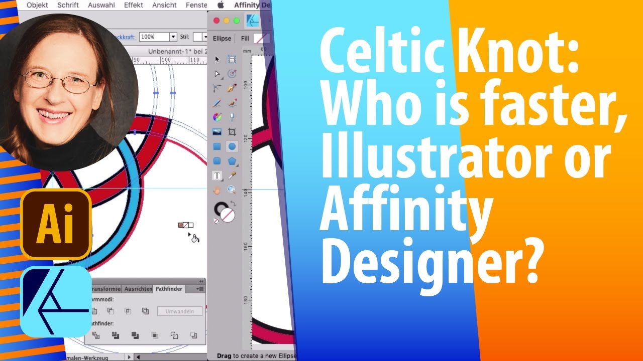 Building a Celtic Knot in Illustrator & Affinity Designer