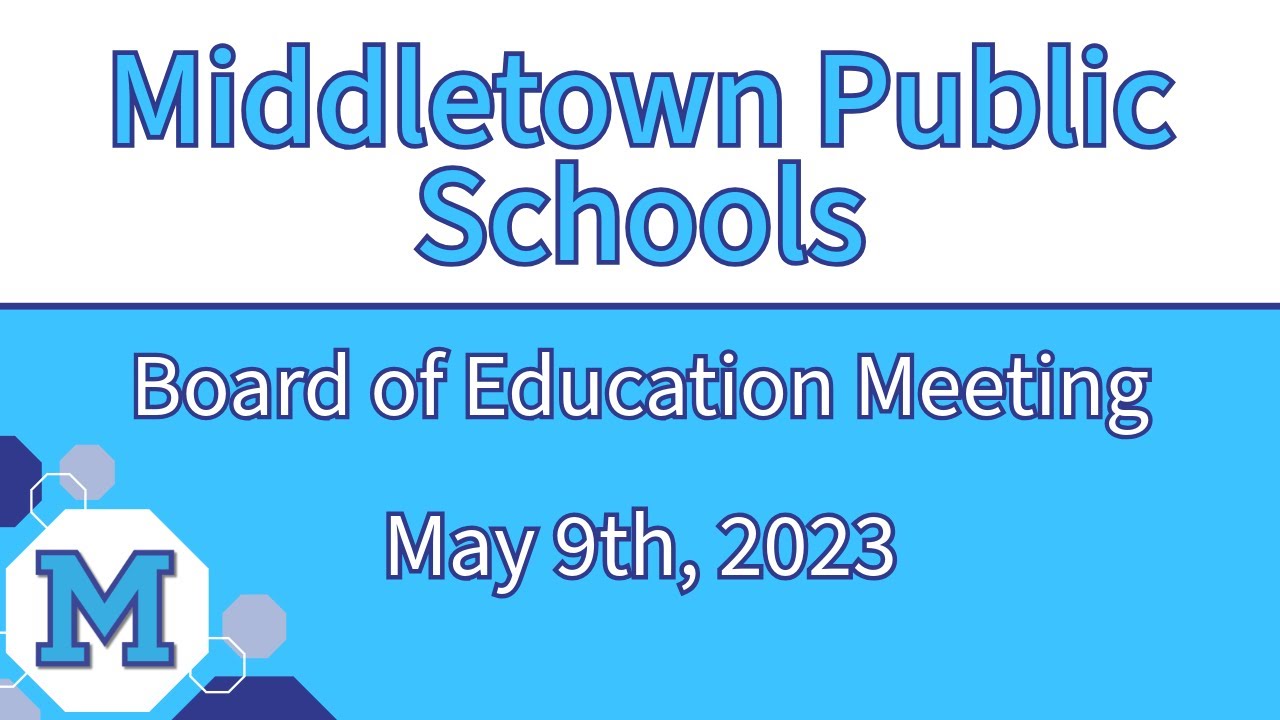 BOE Regular Meeting 5/9/2023
