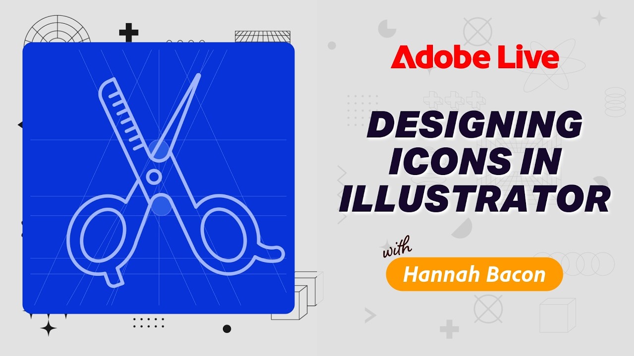 How to Design Icons in Adobe Illustrator with Hannah Bacon