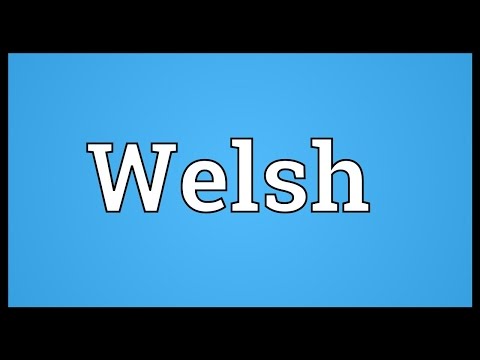 Welsh Meaning